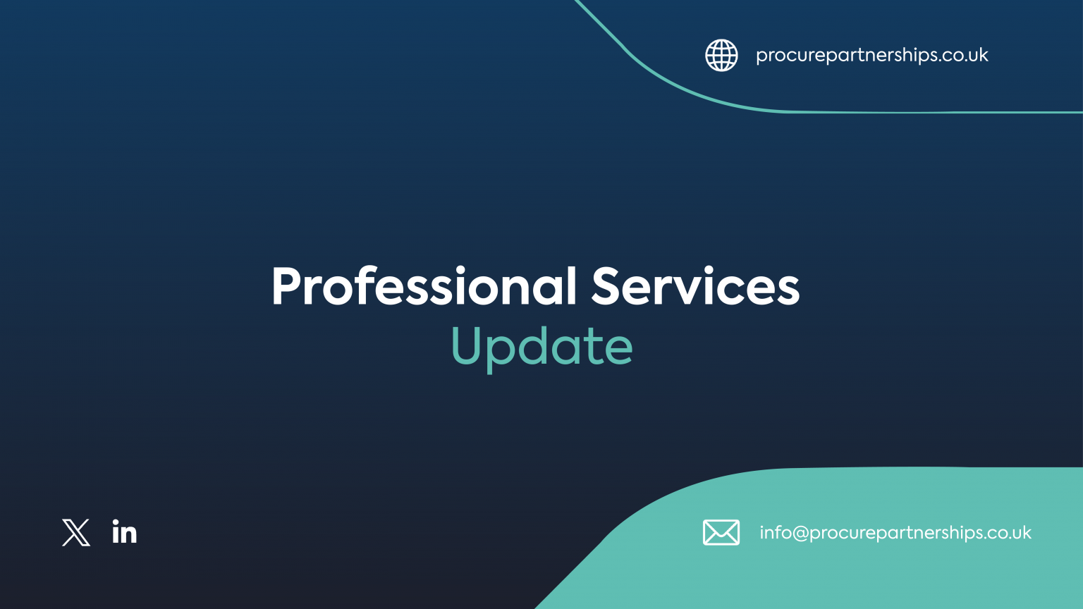 Professional Services Update - Procure Partnerships Framework